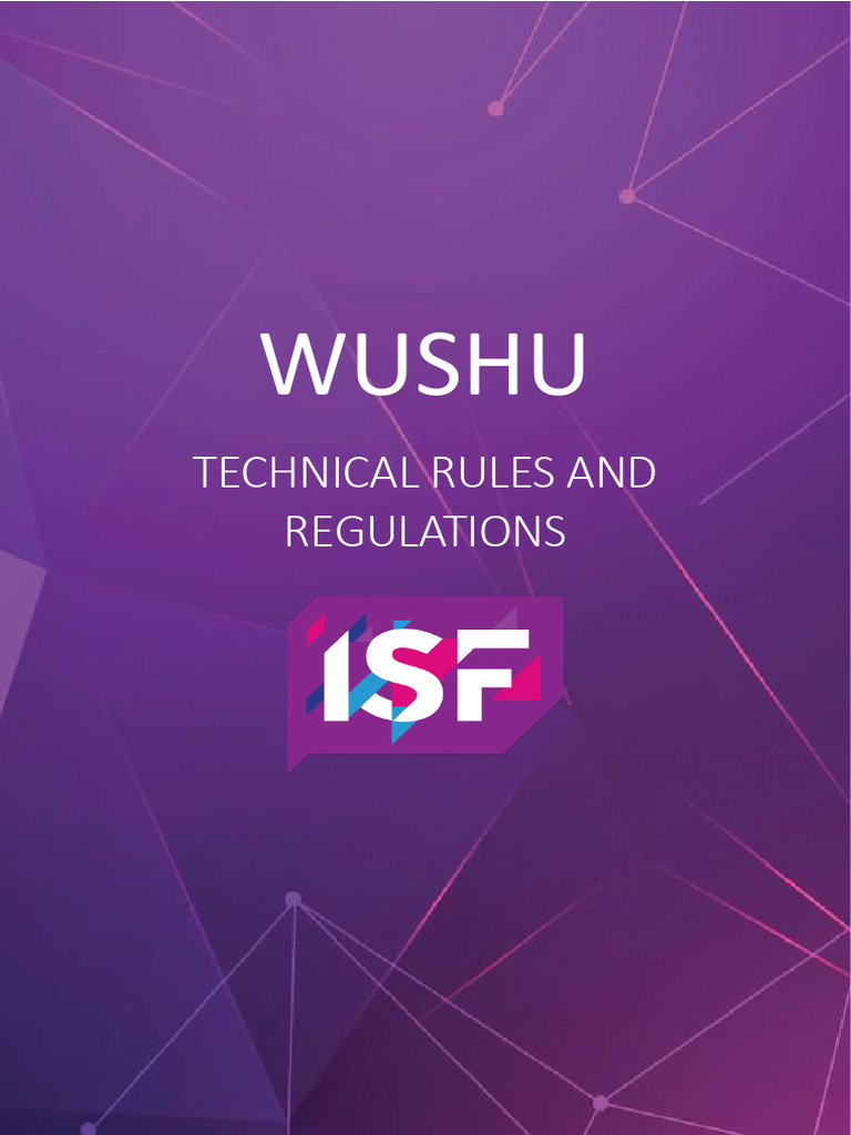 41 - WUSHU - Technical Rules and Regulations | PDF | Referee