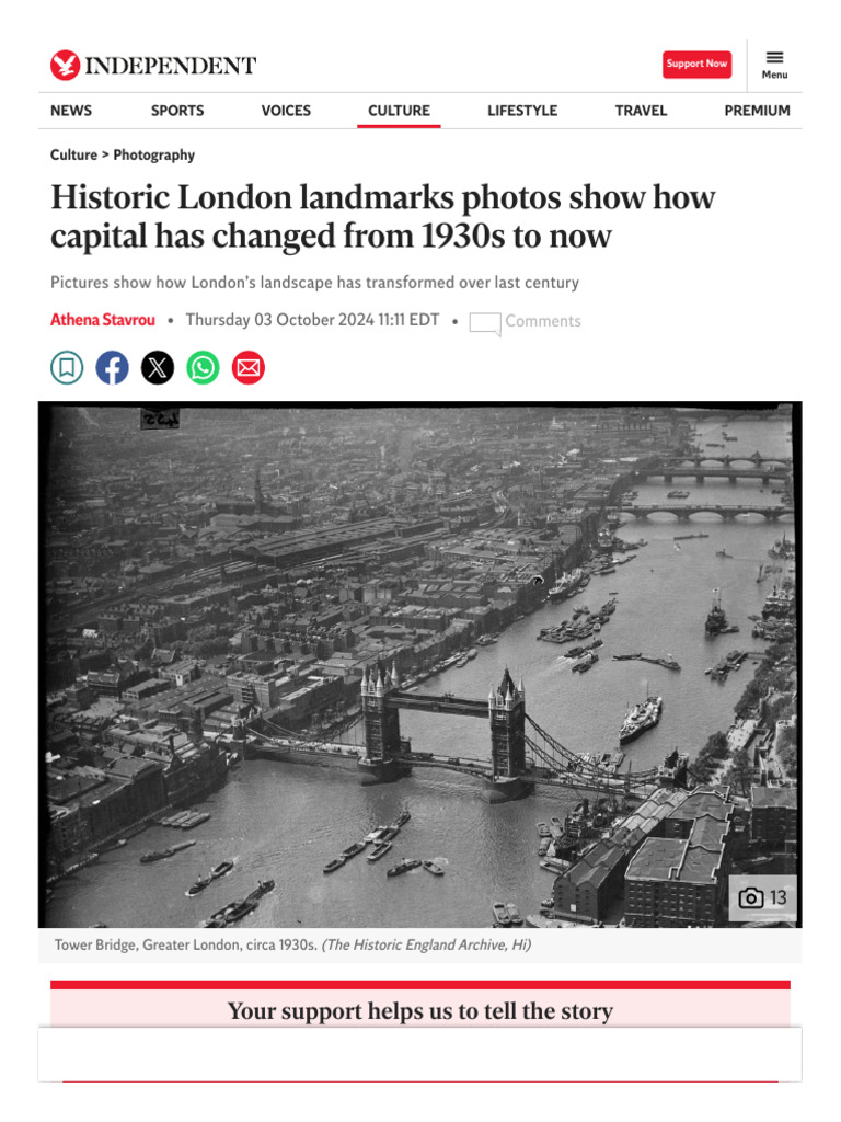 Historic Aerial Photos of London | PDF | London