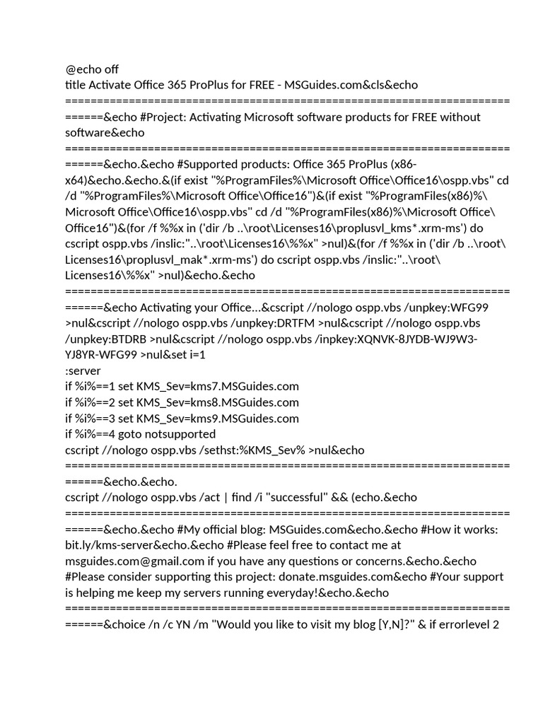 Office365 Cmd Code | PDF | Computing | System Software