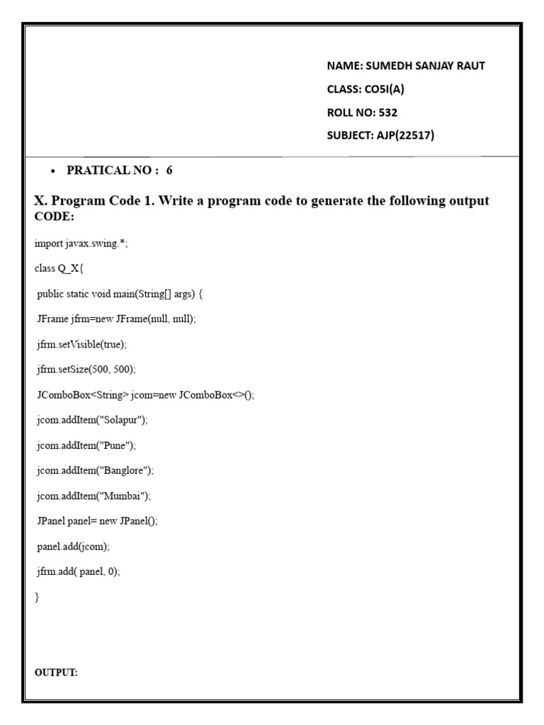 Java Swing GUI Programming | PDF