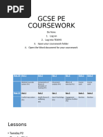 Pe Gcse Course Work | PDF | Weakness | Defender (Association Football)