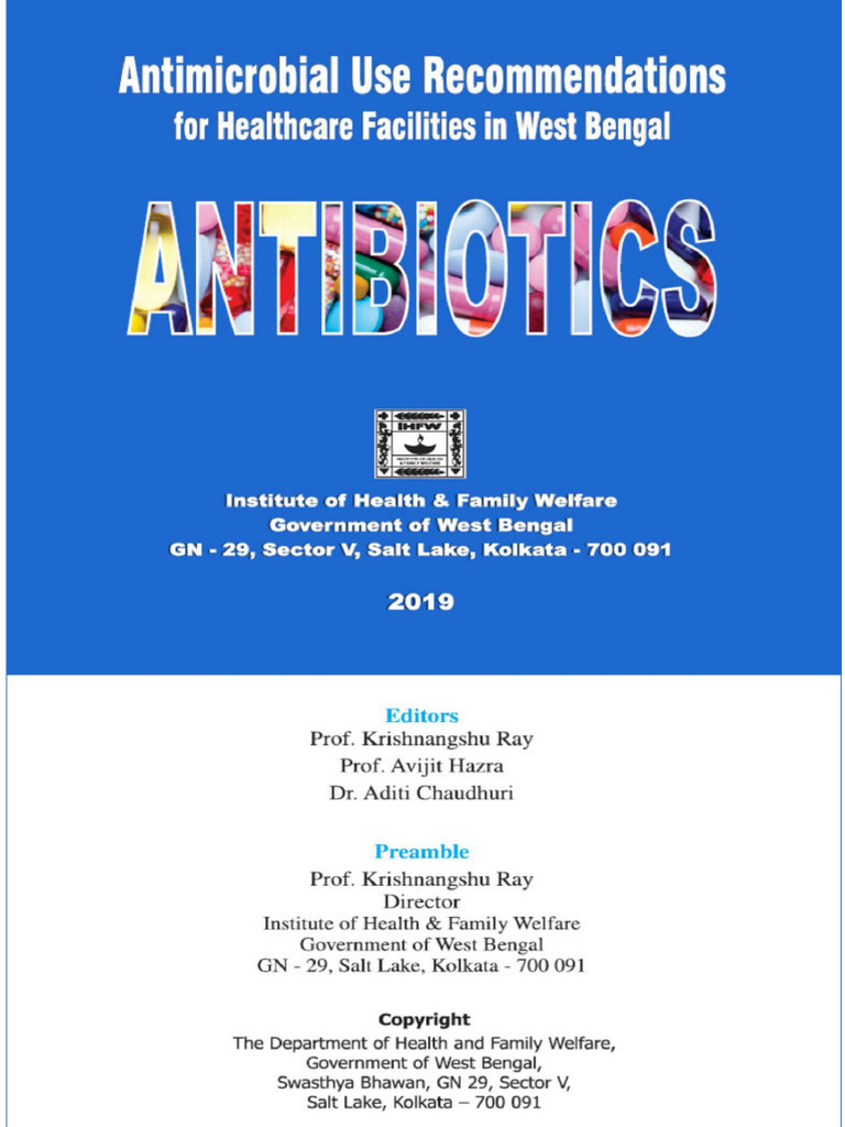 Antibiotic Guideline of Westbengal-1-1 | PDF