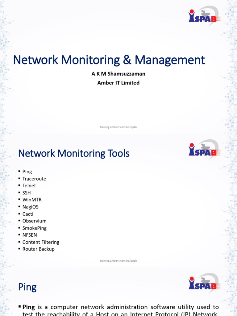 Network Monitoring and Management | PDF | Computer Network | Secure Shell
