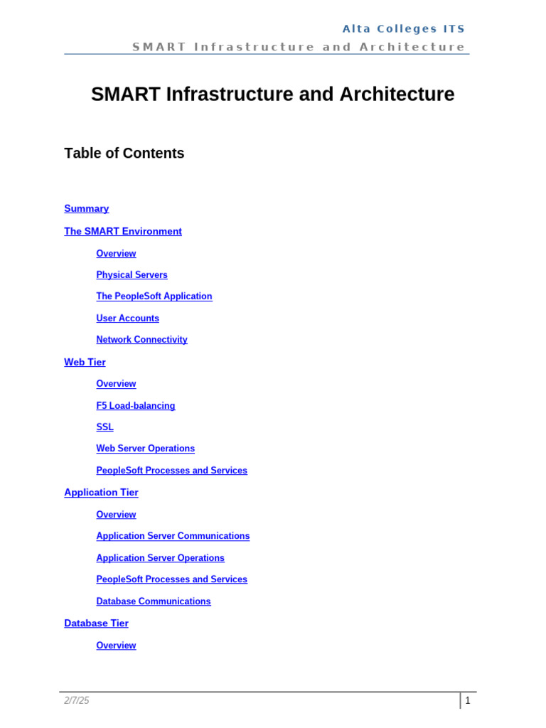 Alta College SMART Infrastructure Overview | PDF | World Wide Web ...