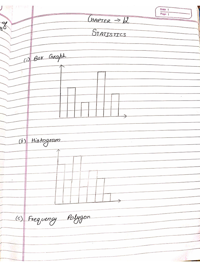Chapter 12 Statistics complete notes | PDF