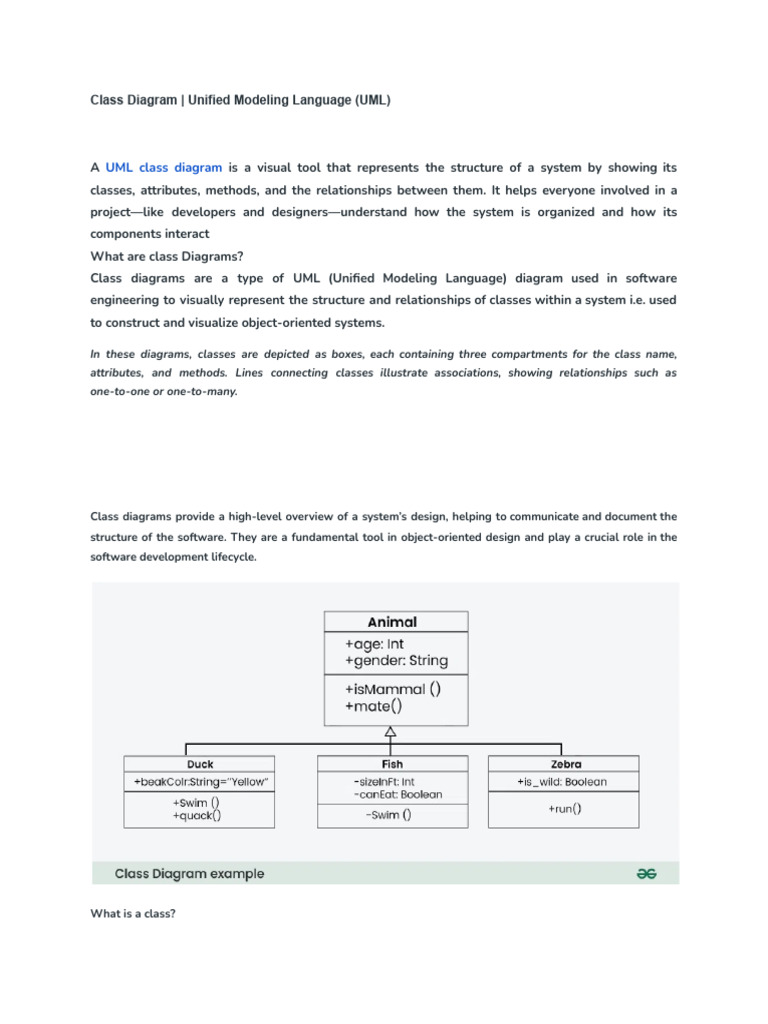 Classdiagramlab1 Pdf Class Computer Programming Unified Modeling Language