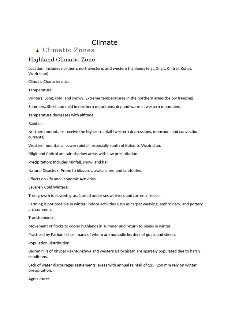 Climate | PDF | Rain | Monsoon