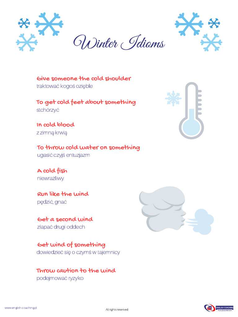 Winter-Idioms-1 | PDF