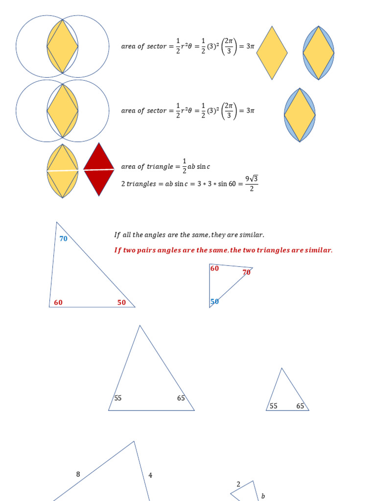Area and Similarity in Geometry | PDF