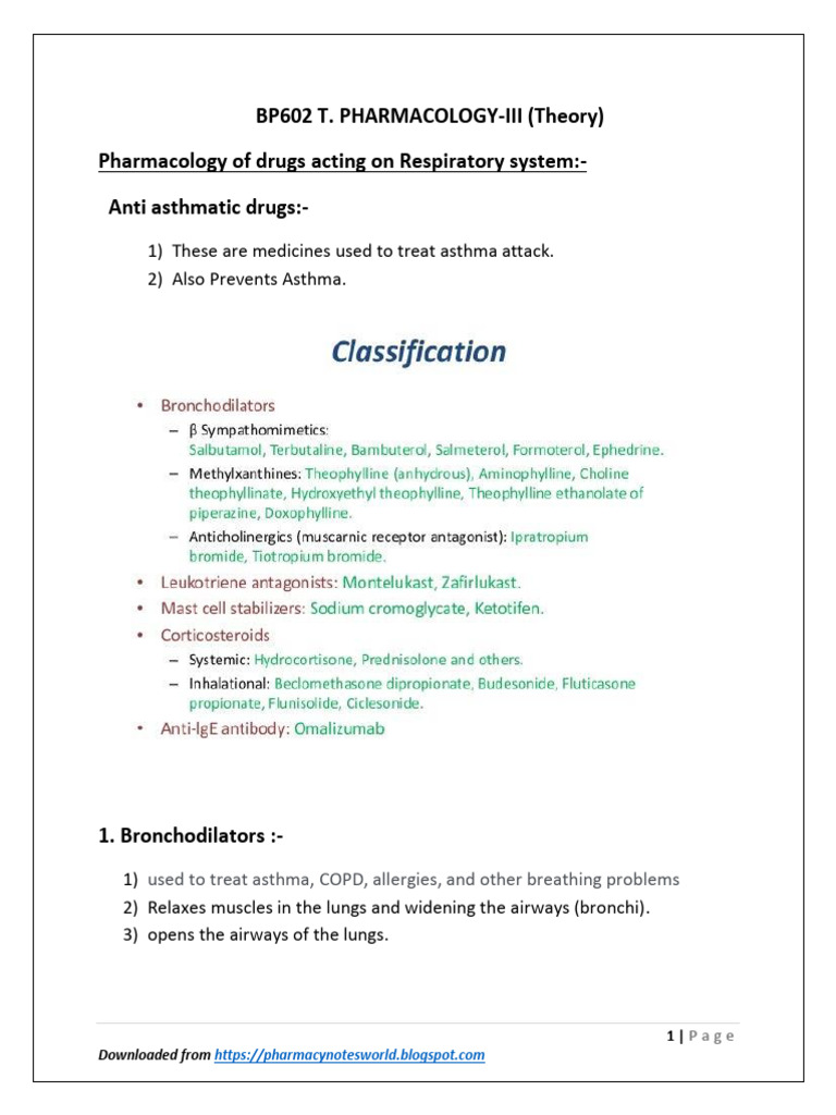 Pharmacology III PASSING (EASY) NOTES | PDF | Cancer | Chemotherapy