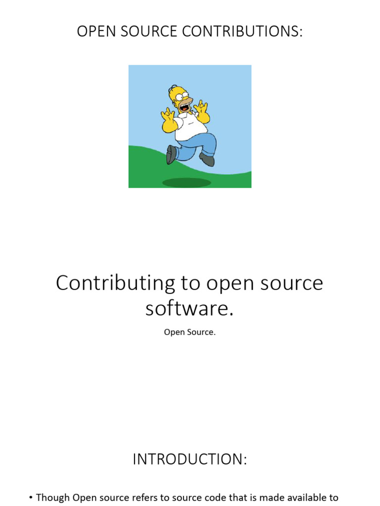 Lesson 2 - Open Source Contributions | PDF | Software Development ...