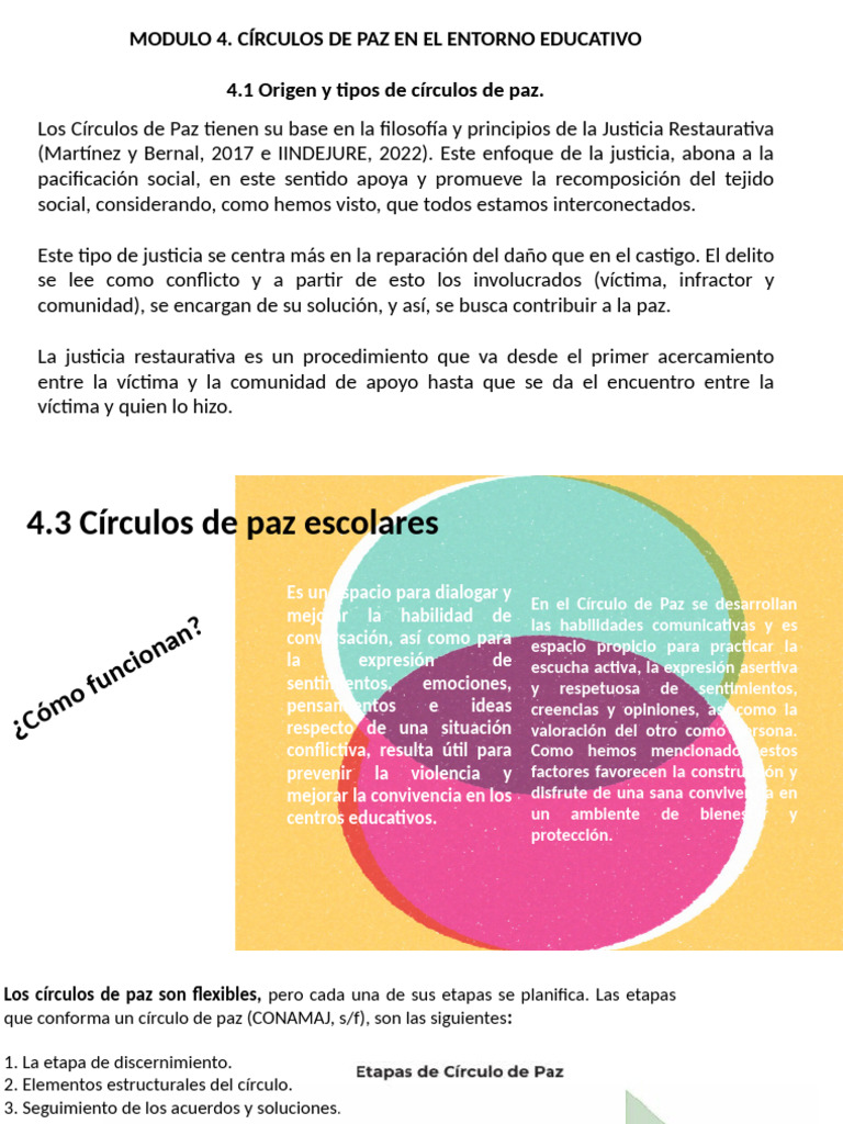 Círculos de La Paz | PDF | Paz | La justicia restaurativa
