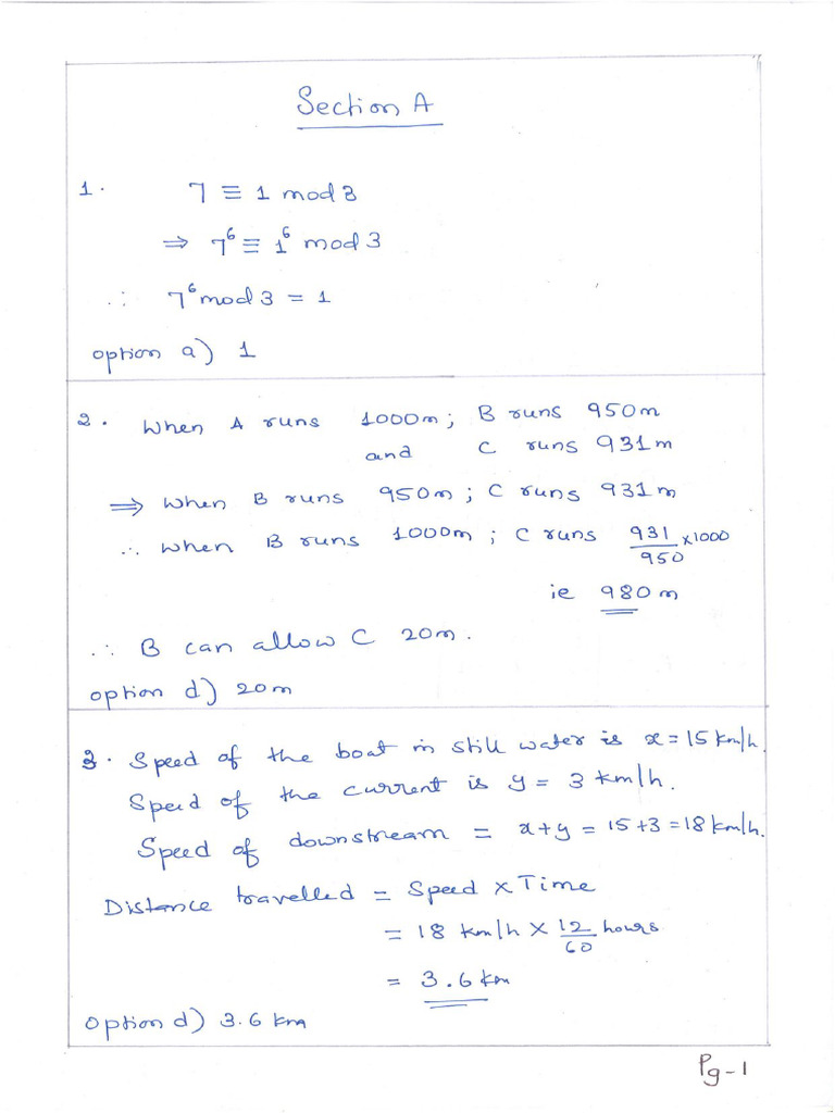 CLASS XII APPLIED MATHS SET 1 MS | PDF
