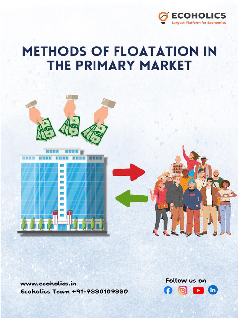 Methods of Floatation in The Primary Market | PDF | Initial Public Offering | Stocks