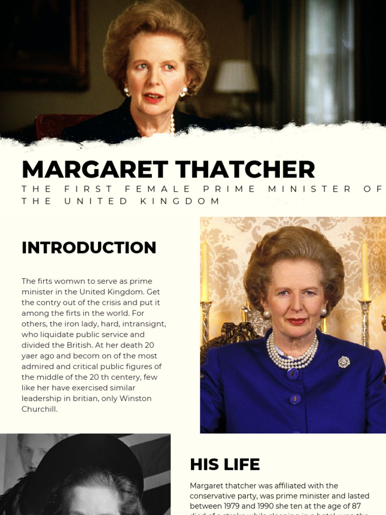Margaret Thatcher: Iron Lady's Legacy | PDF
