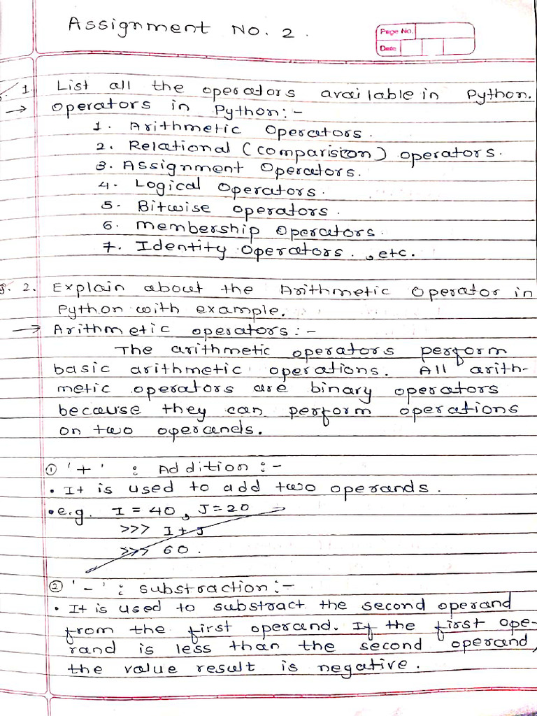 Python Assignment 2 | PDF