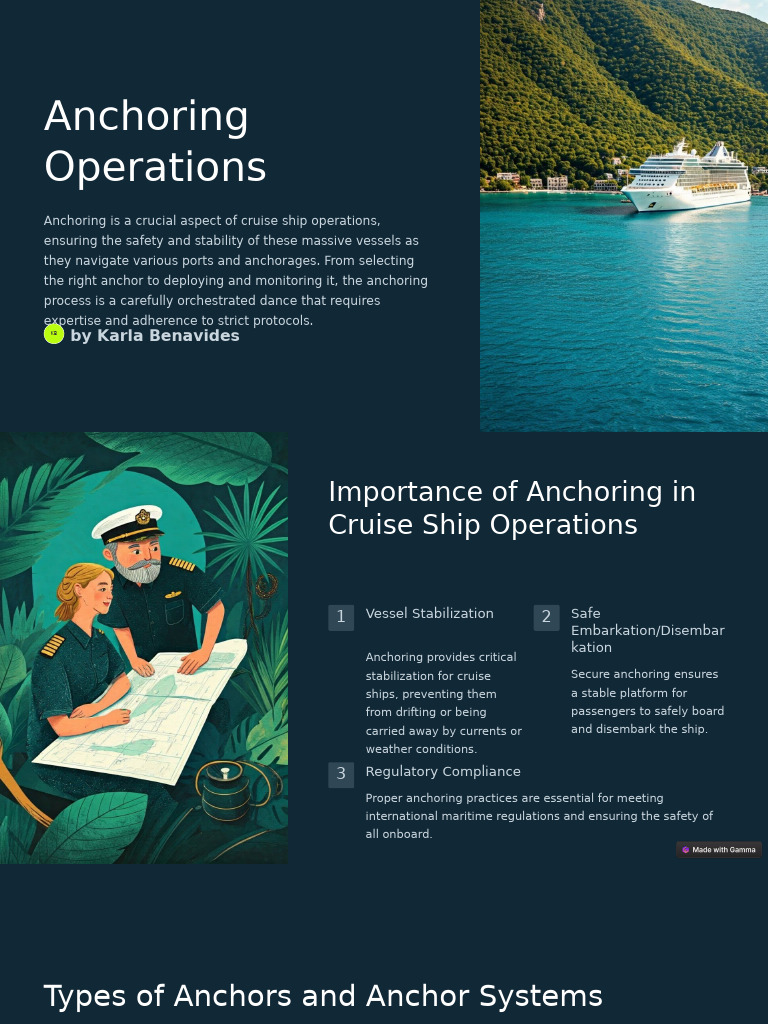 Anchoring Operations | PDF | Anchor | Watercraft