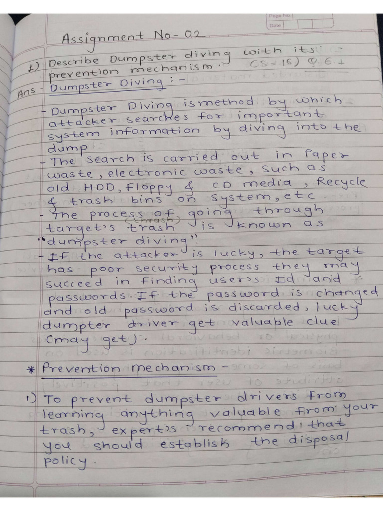 NIS Assignment 2nd | PDF