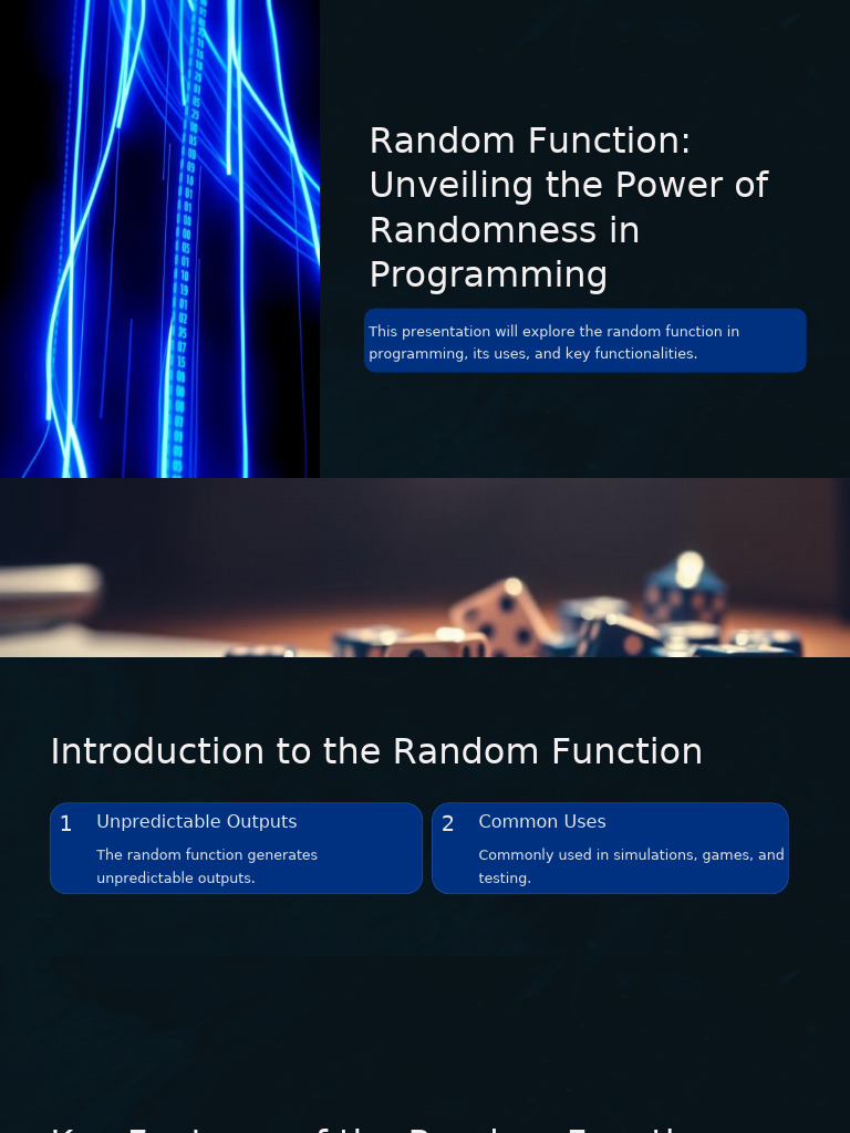Random Function Unveiling The Power of Randomness in Programming | PDF | Randomness ...