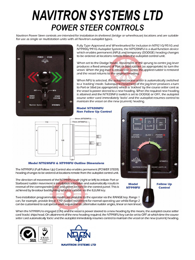 Nt990fu Nt920nfu Leaflet Navitron 1 | PDF