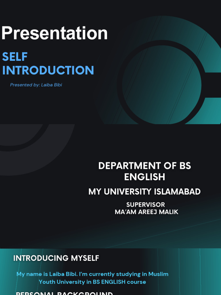 presentation laiba intro | PDF