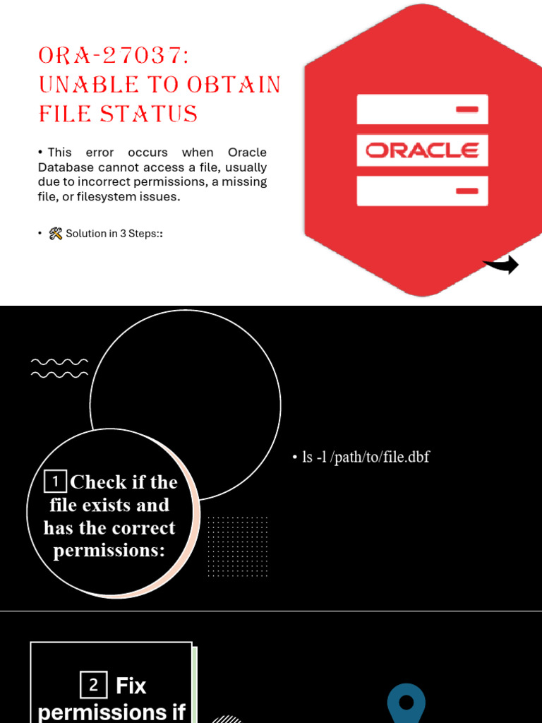 Unable to obtain file status | PDF