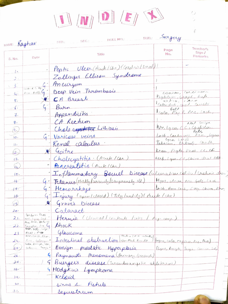 Surgery Notes - 1 (SK) | PDF