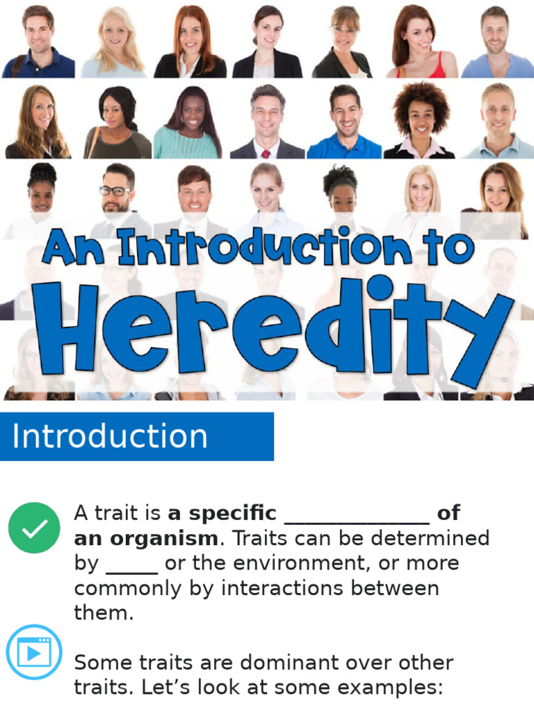 Introduction To Heredity Student Notes | PDF | Sexual Reproduction ...