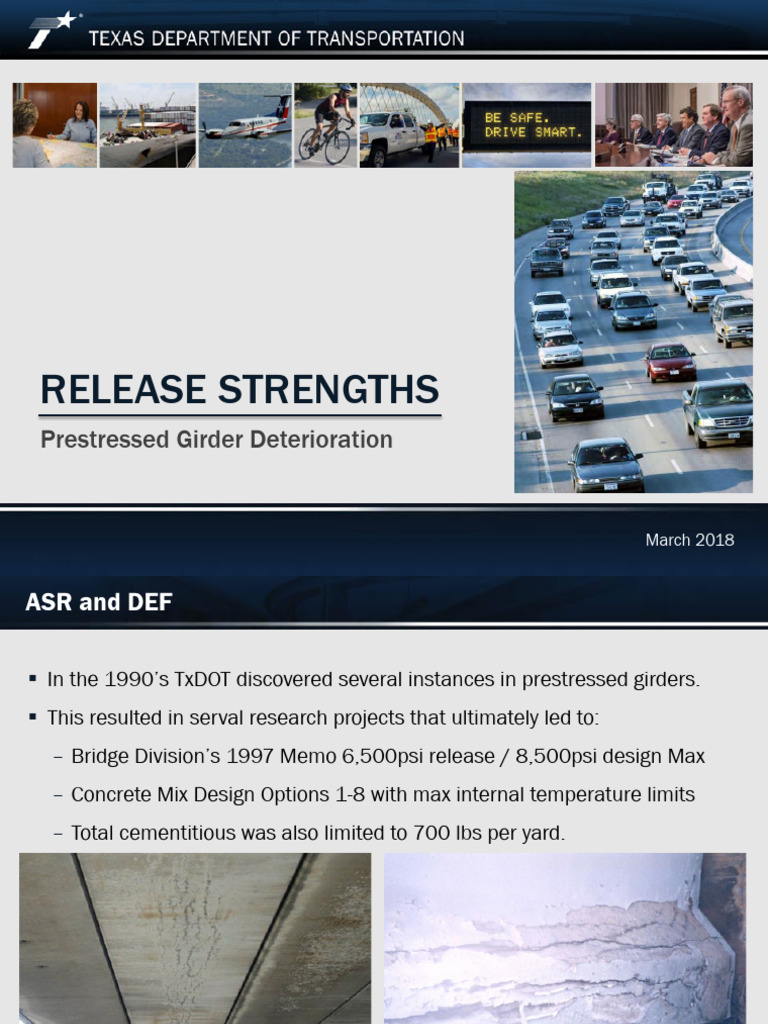 Tucker - Beam Release Strengths & Degradation | PDF | Concrete | Cement