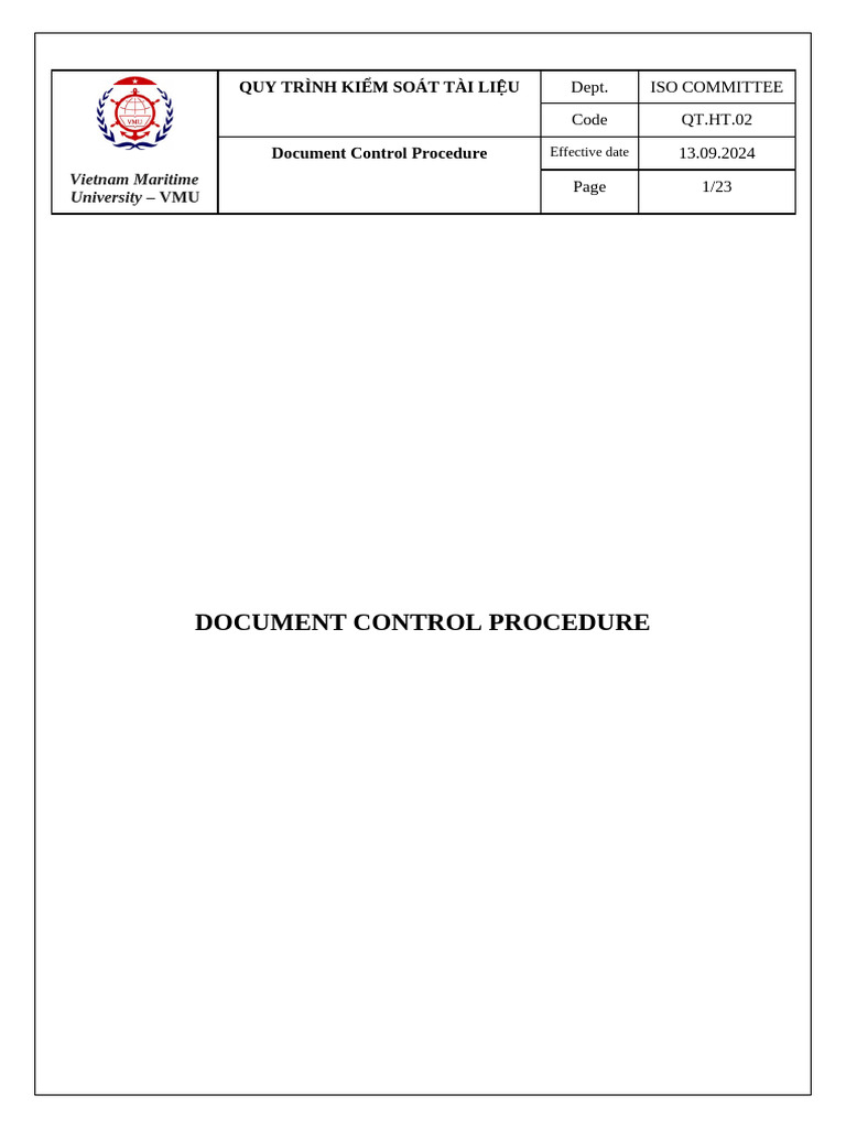 document control | PDF