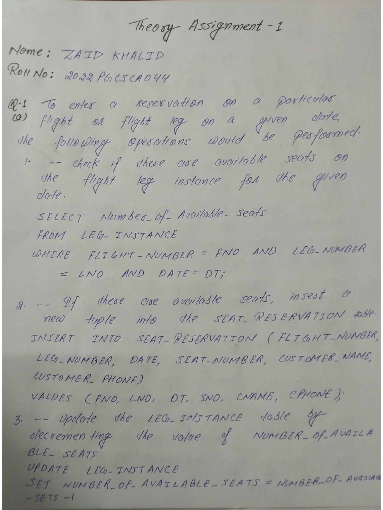 (2022PGCSCA044) Theory assignment 1 | PDF