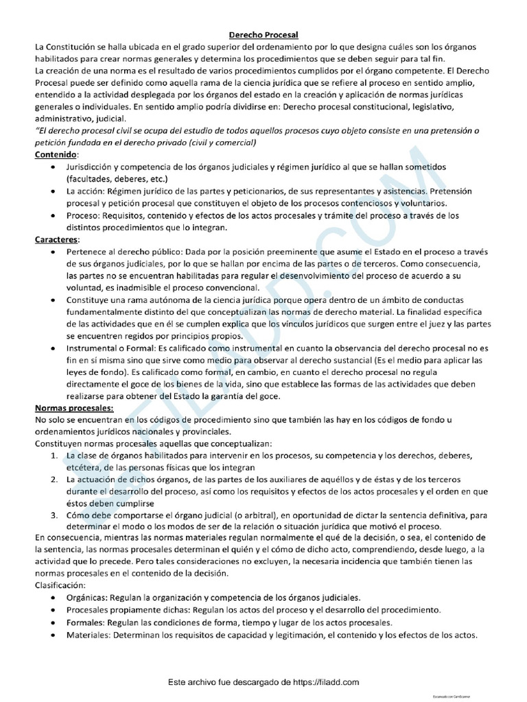 Derecho Procesal (1) | PDF