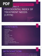 Cpitn Index | PDF | Periodontology | Dentistry