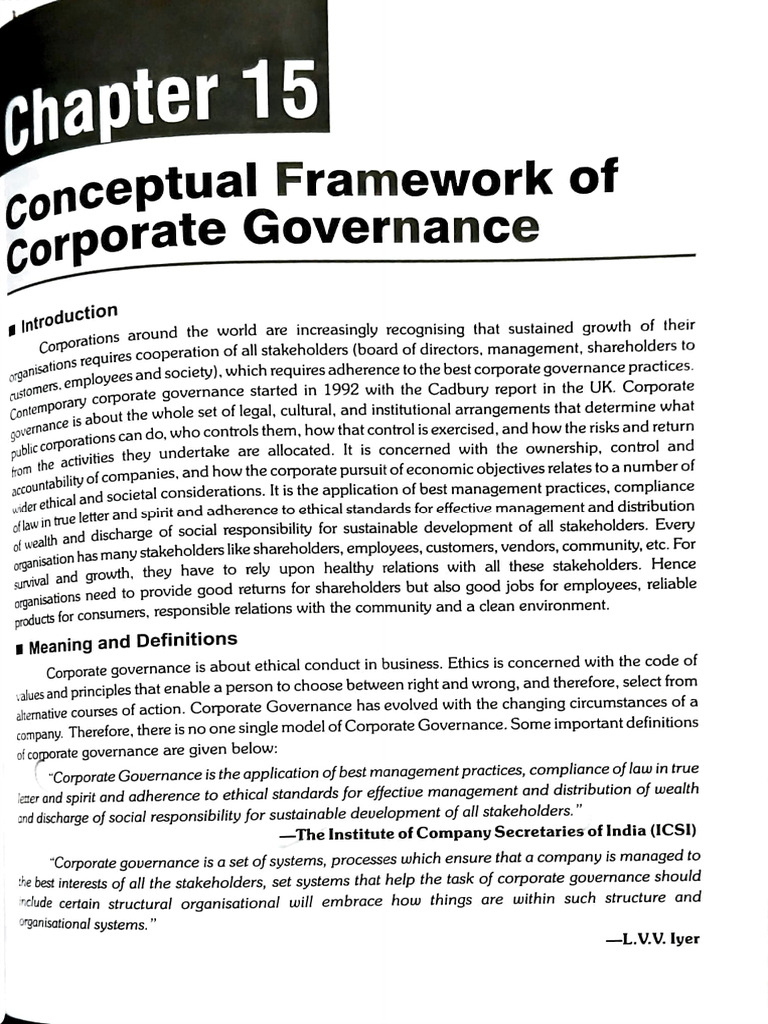 Corporate governance | PDF | Corporate Governance | Governance
