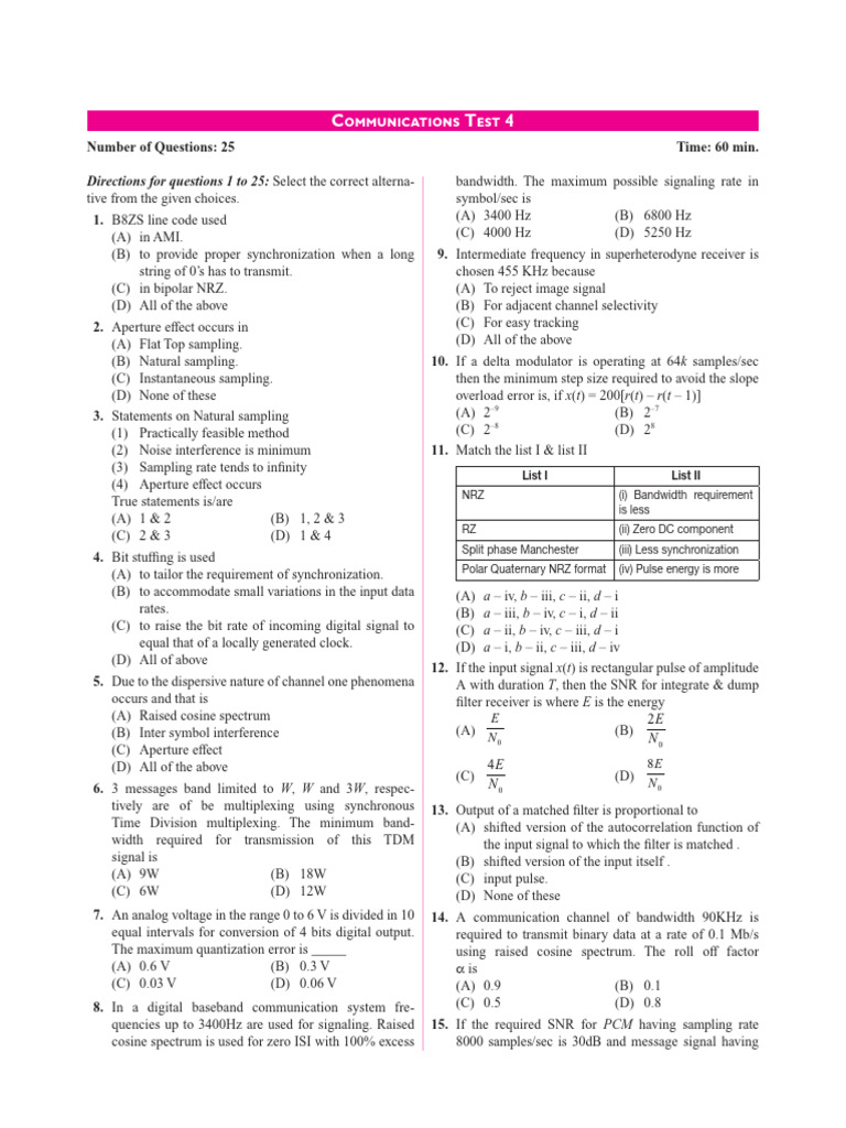 t4 | PDF | Sampling (Signal Processing) | Bandwidth (Signal Processing)