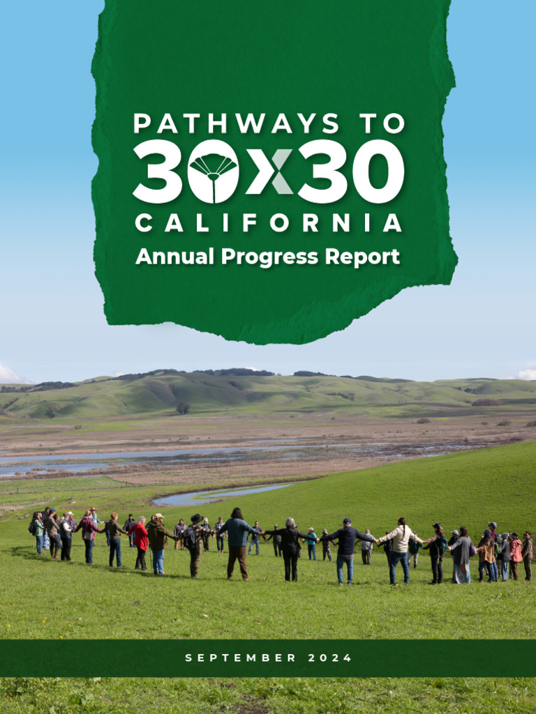2024 30x30 Pathways Progress Report | PDF | Conservation Biology ...