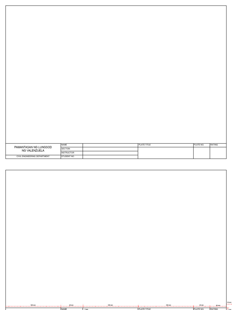 Civil Engineering Plate Specifications | PDF