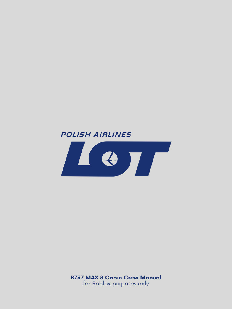 Plllot b737 Max 8 Cabin Crew Manual - PL | PDF
