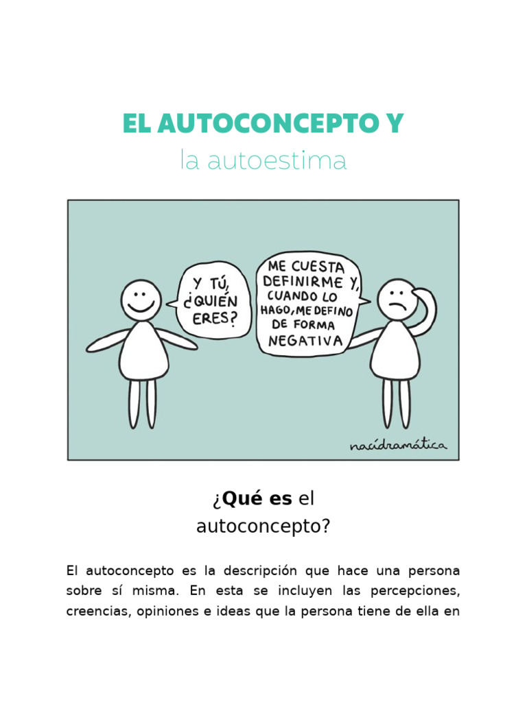 Autoconocimiento y Autoestima | PDF | Autoconcepto | Autoestima