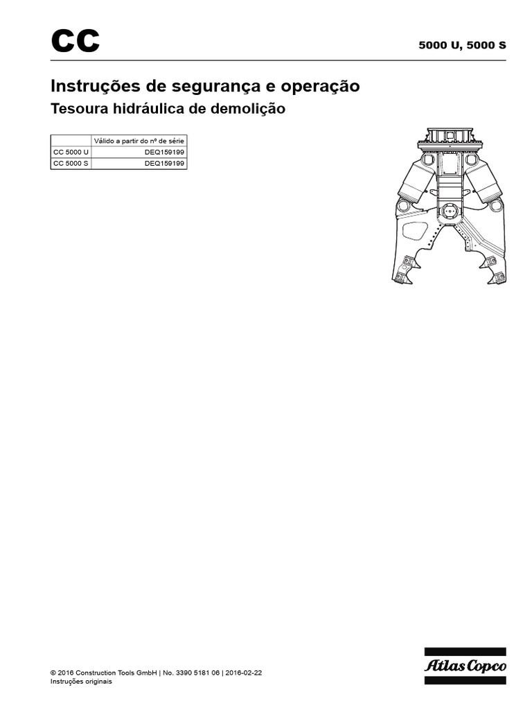 CC 5000 | PDF | Tesouras | Válvula