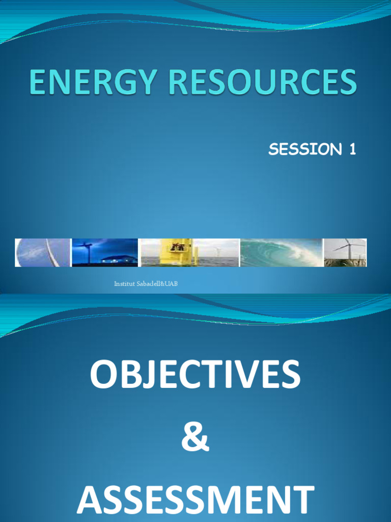 Session1 Energyresourcesppt | PDF