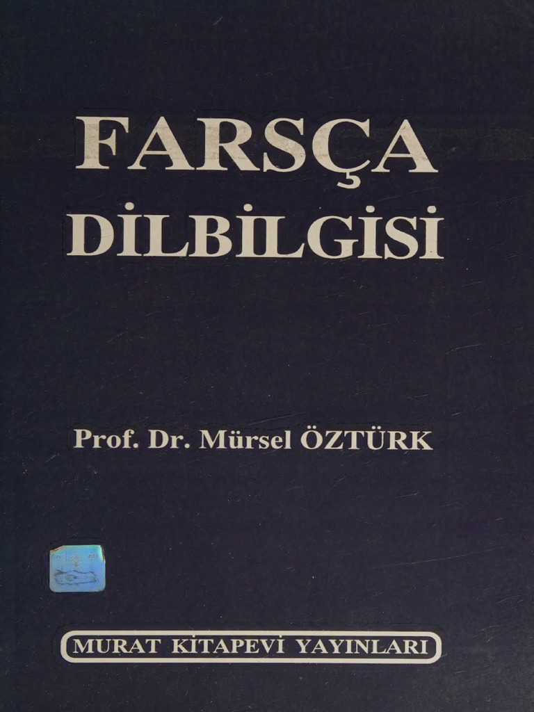 Mürsel Öztürk - Farsça Dilbilgisi | PDF