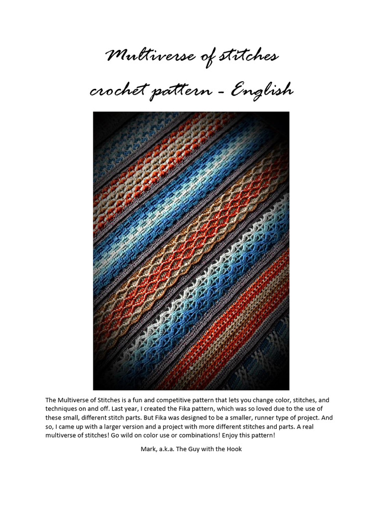 Multiverse of Stitches English | PDF | Crochet | Figured Fabrics