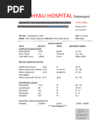 Fake Blood Test Report | PDF