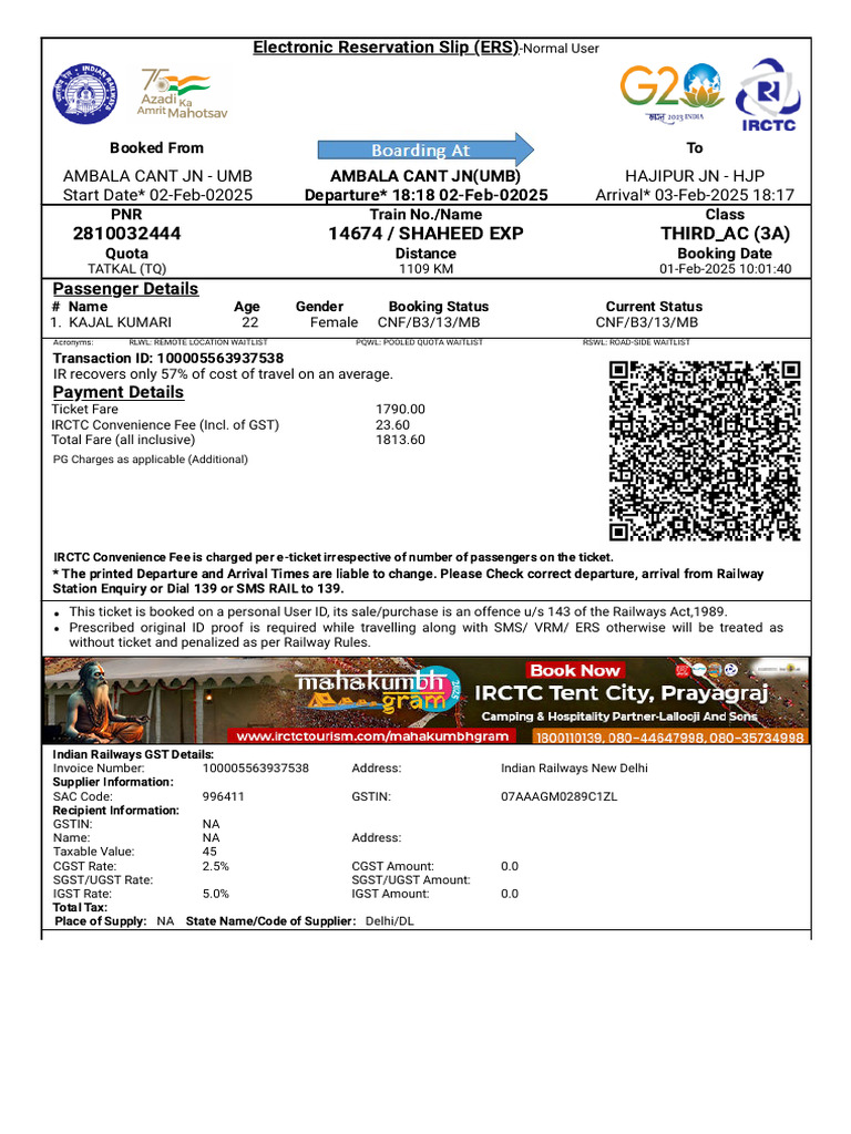 IRCTC Next Gen E-Ticket Registration Guide | PDF | Identity Document
