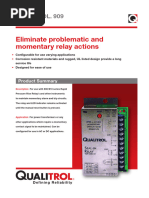 Qualitrol 900 910 | PDF | Relay | Switch