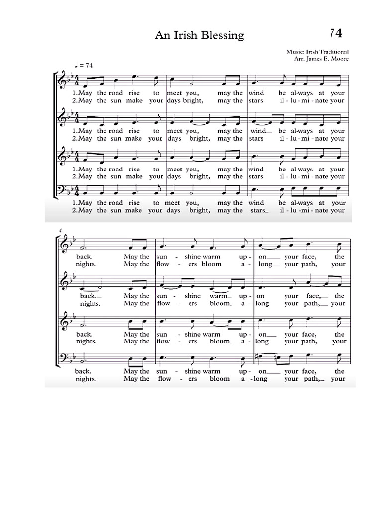 An Irish Blessing | PDF