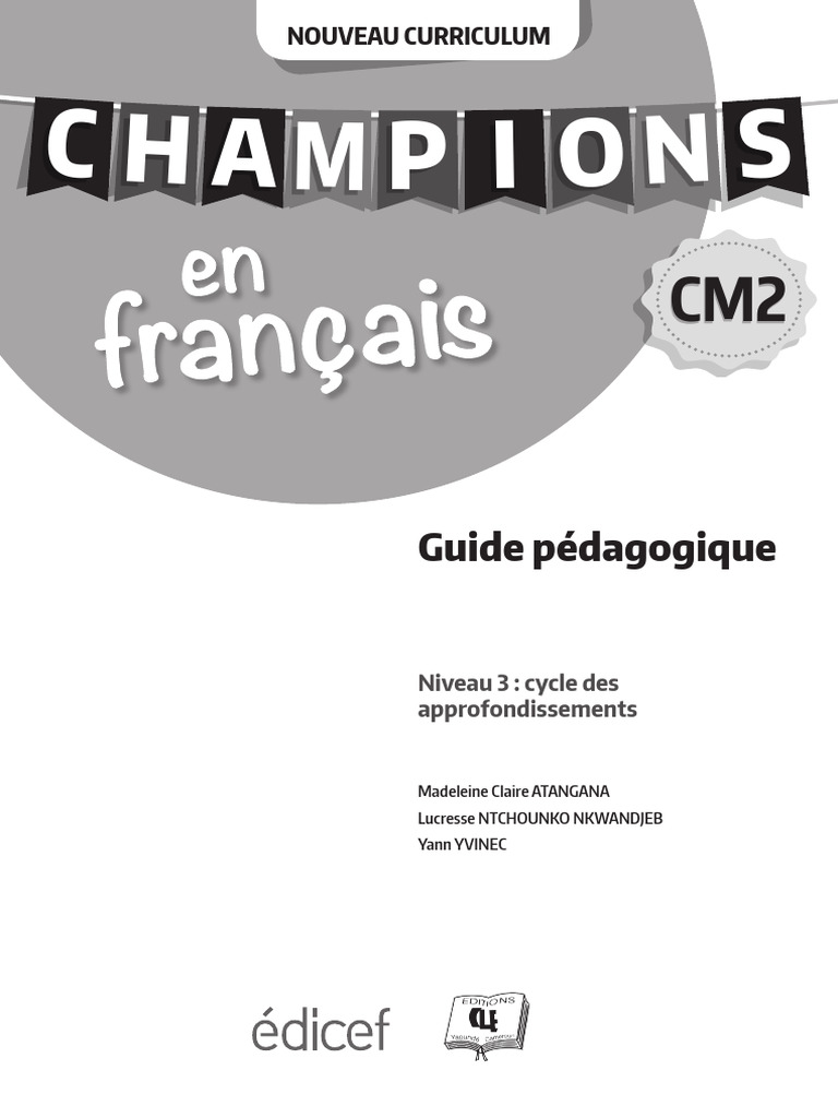 Guide Pedagogique CM2 | PDF | Clause | Phrase