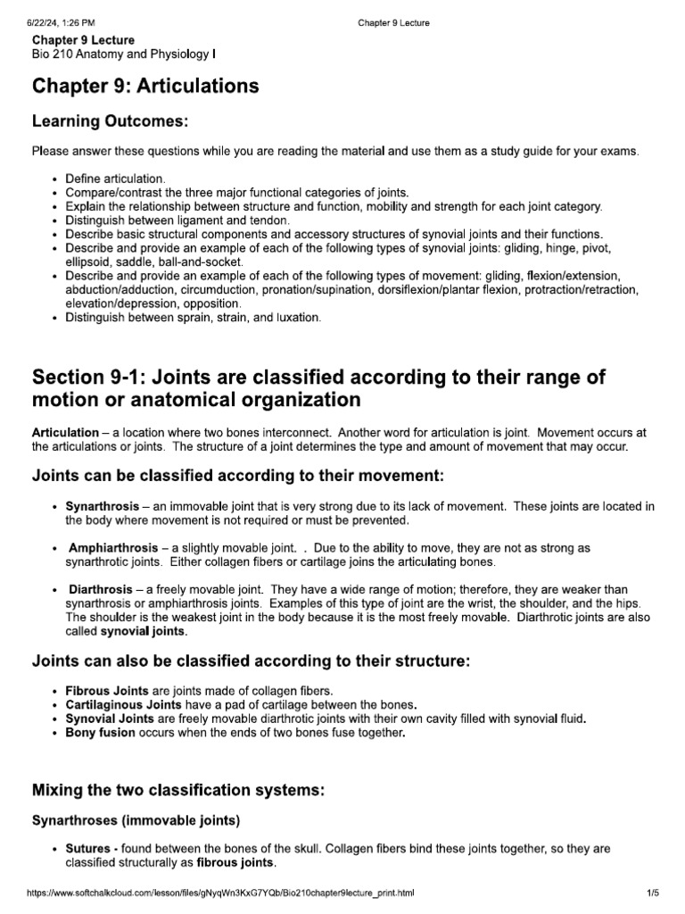 Articulations SoftChalk Cloud | PDF