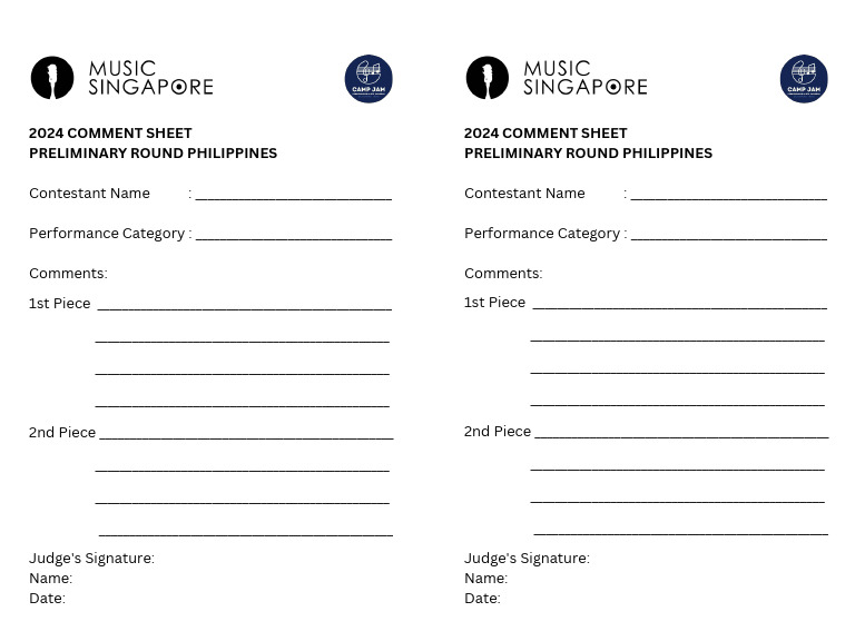 Judge-Comment-Sheet-for-PH-1 | PDF